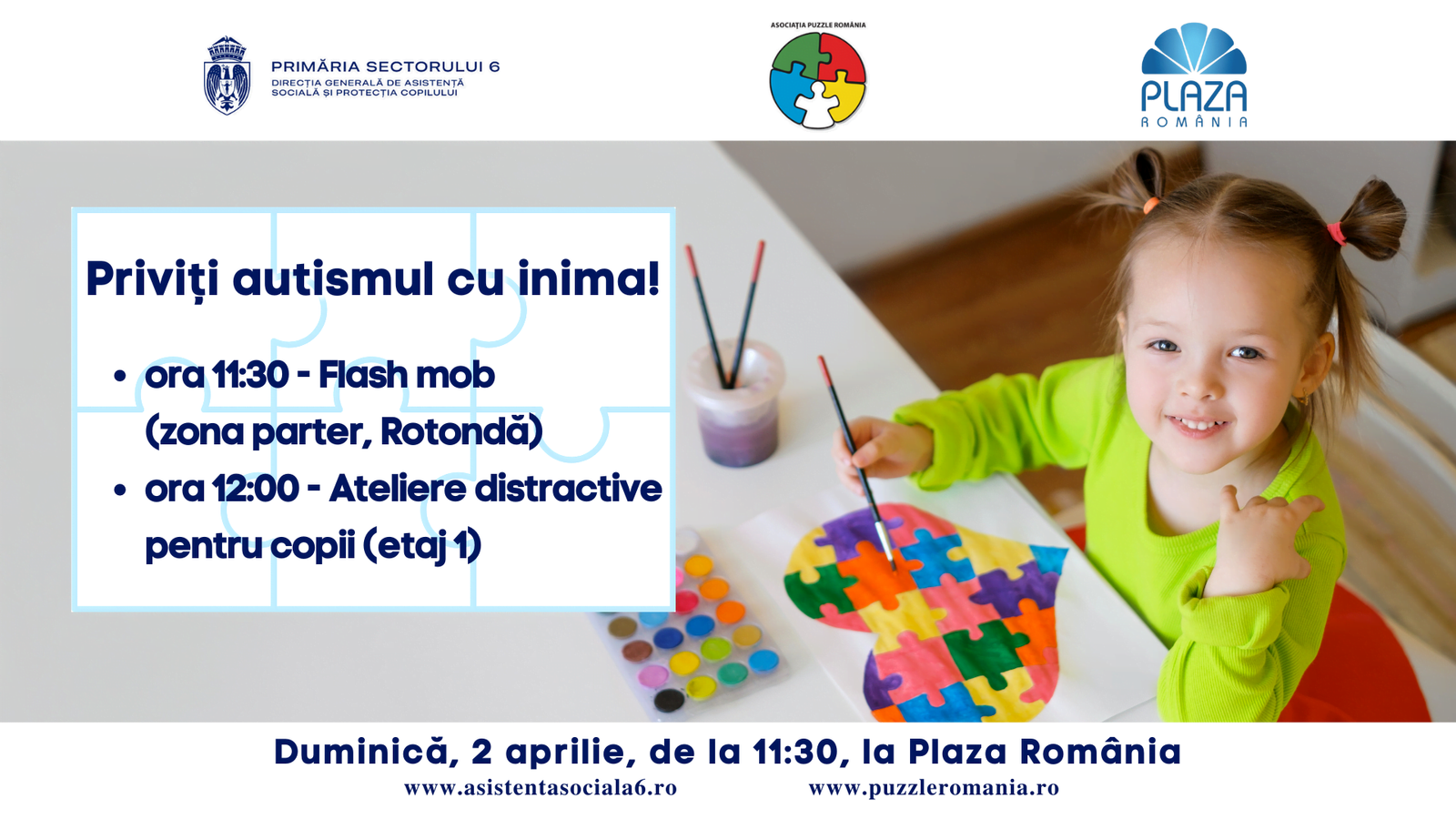 Plaza România se alătură inițiativei de conștientizare a autismului ...